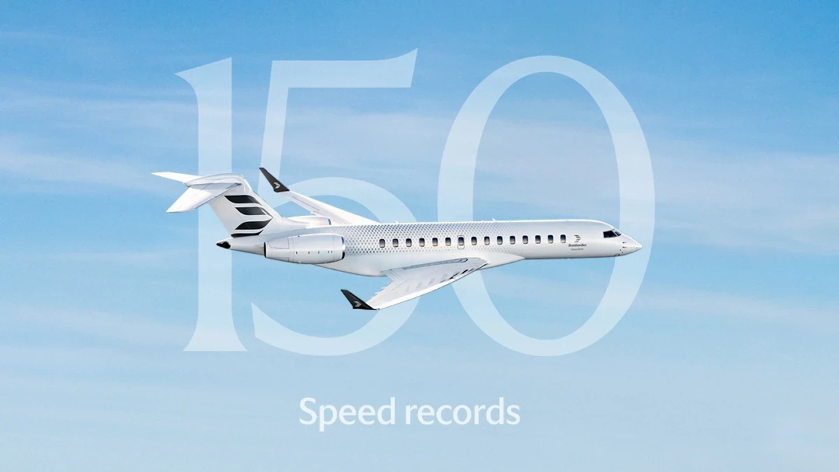 Bombardier’s Global 7500 Jet Soars to New Heights With its 150th Speed ...
