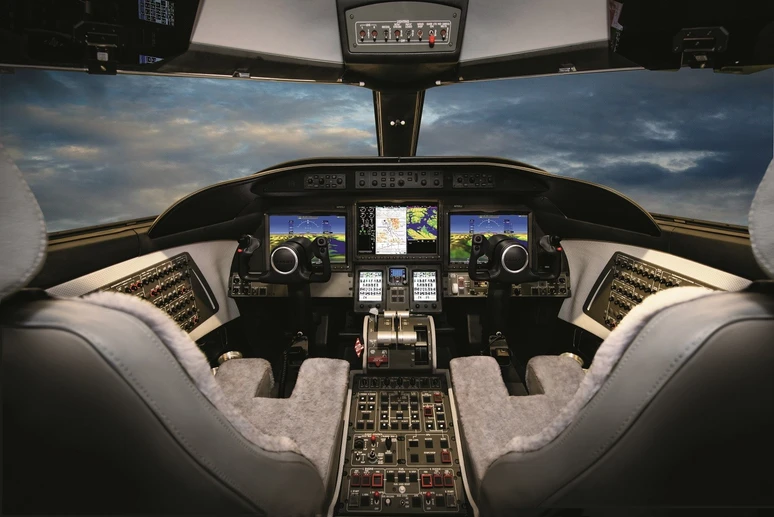 learjet inside